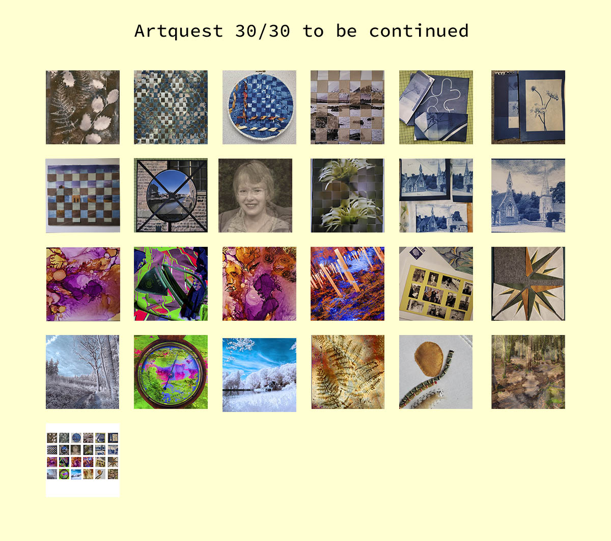 Artquest 30/30 Day 25 ‘Use someone’s 30/30 post for inspiration’ – Anne ...